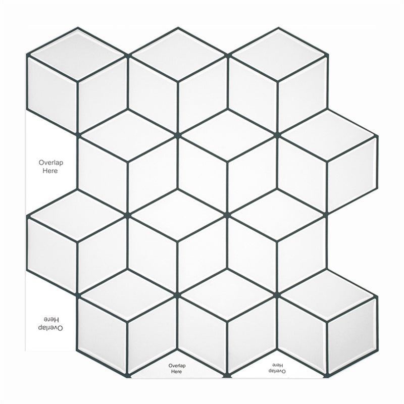 MT1060 - Cube Peel And Stick Backsplash Tile , 12" x 12" Tile – Morcart